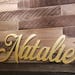 Name Natalie Cutouts, Baby Name Sign, Nursery Sign, Name Art, Word Art ...