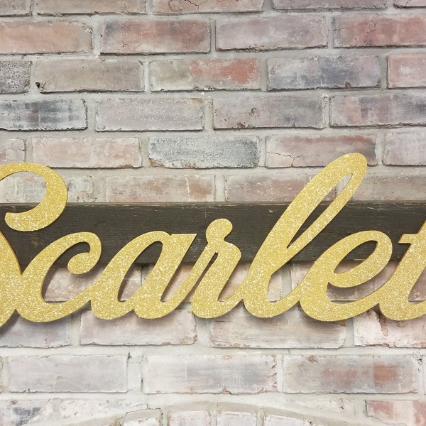 Scarlett Name - Etsy