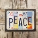 Peace License Plate Sign License Plate Decor - Etsy