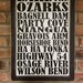 Lake of the Ozarks, Lake of the Ozarks Subway Art Sign, Lake Decor Sign ...