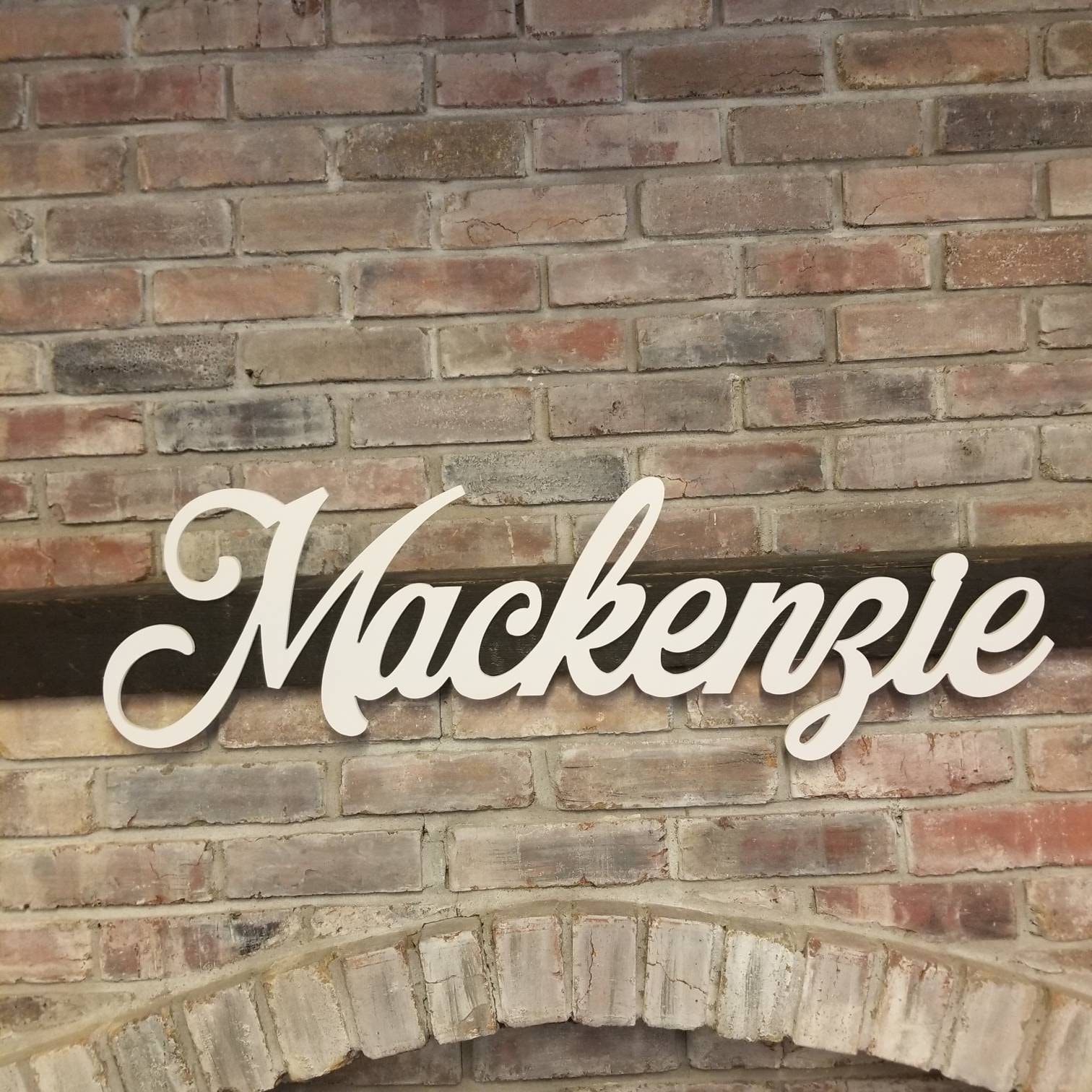 Mackenzie Name Cutouts Baby Name Sign Nursery Sign Name | Etsy