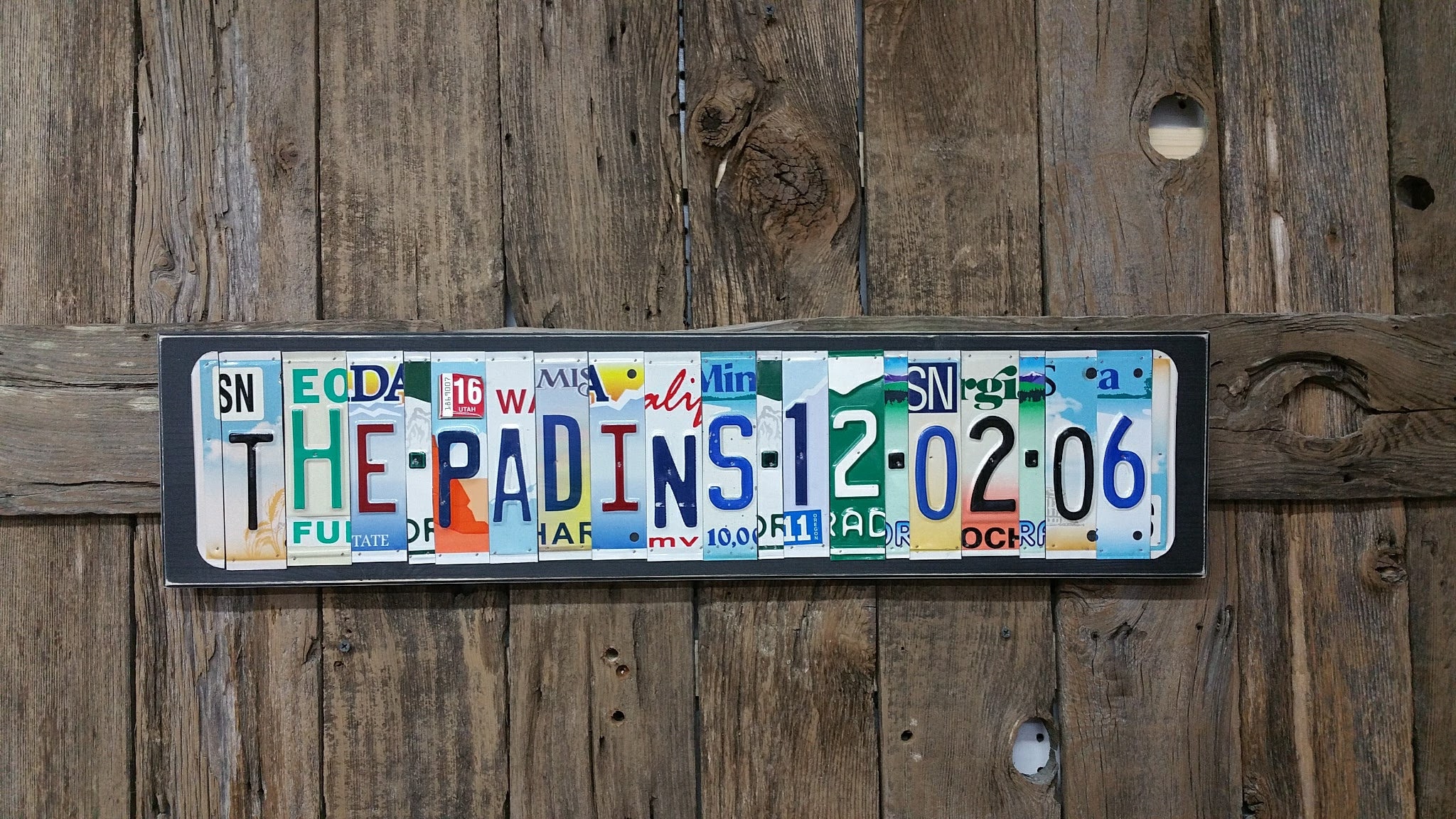 Custom License Plate Signs Personalized gift Custom Gifts | Etsy