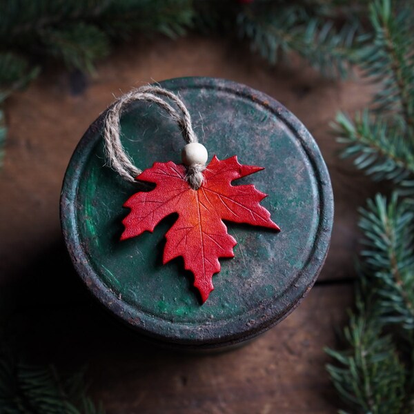 Leaf Ornament - Etsy