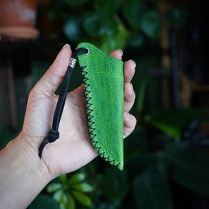 Leather Scissor Sheath - Spring / Every Day Carry Bushcraft Foraging ...