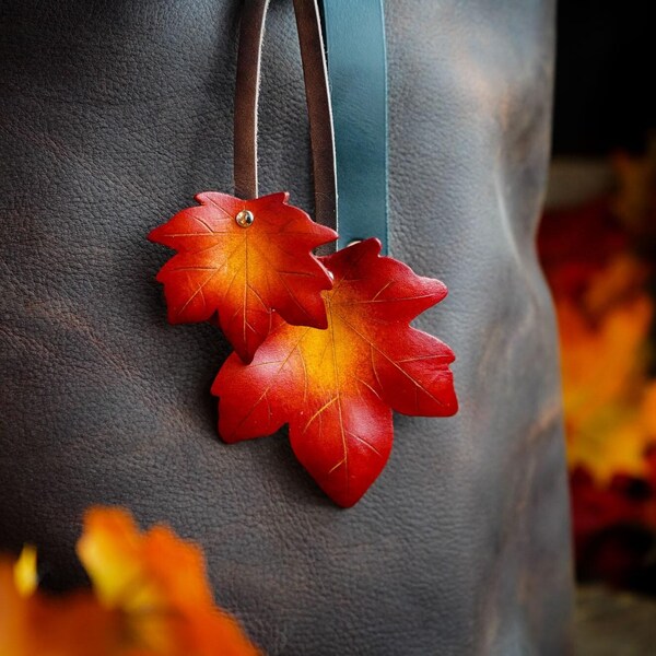Leather Leaf Purse - Etsy