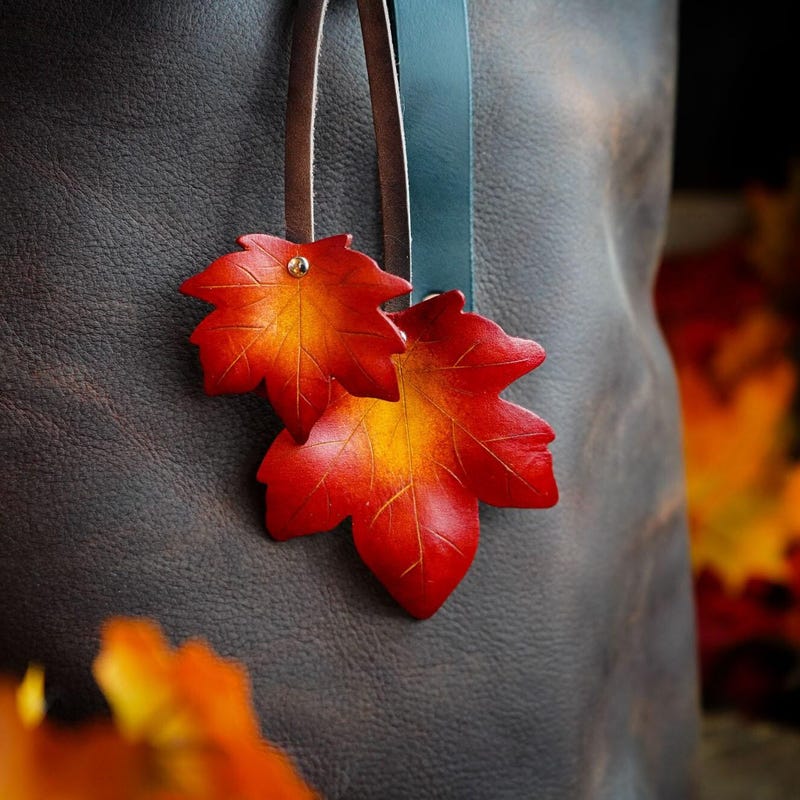 Leather Leaf Purse - Etsy