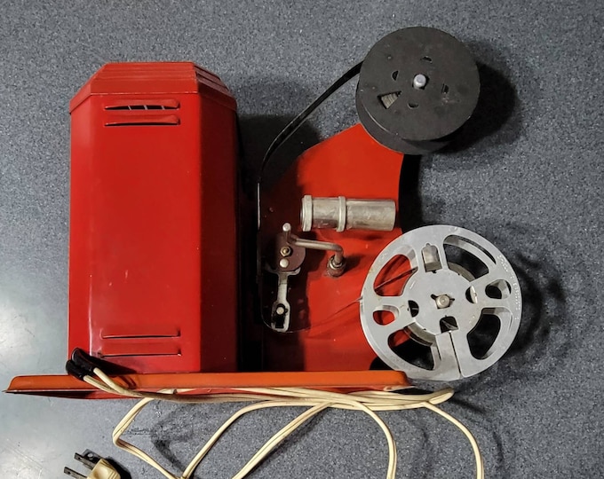 WORKING Vintage Toy 16mm Projector Excel With Western Film Bill Hickok ...