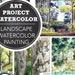 Watercolor Landscape Painting Project: Middle, High School Art Lesson ...