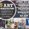Art Lessons and Curriculum for Elementary or Middle School Art Course W ...