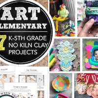 Elementary Art Painting Unit: 7 Projects for K to 5th Grade Art ...
