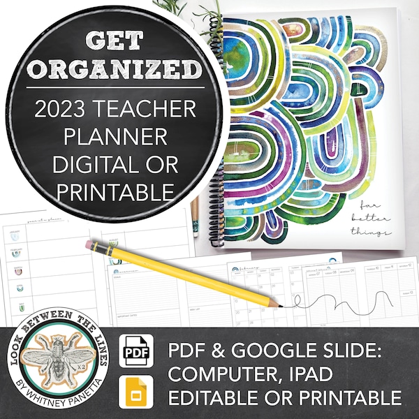 Art Teacher Planner - Etsy