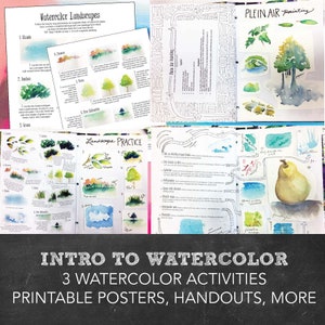 Middle & High School Art: Semester Painting Curriculum - Etsy