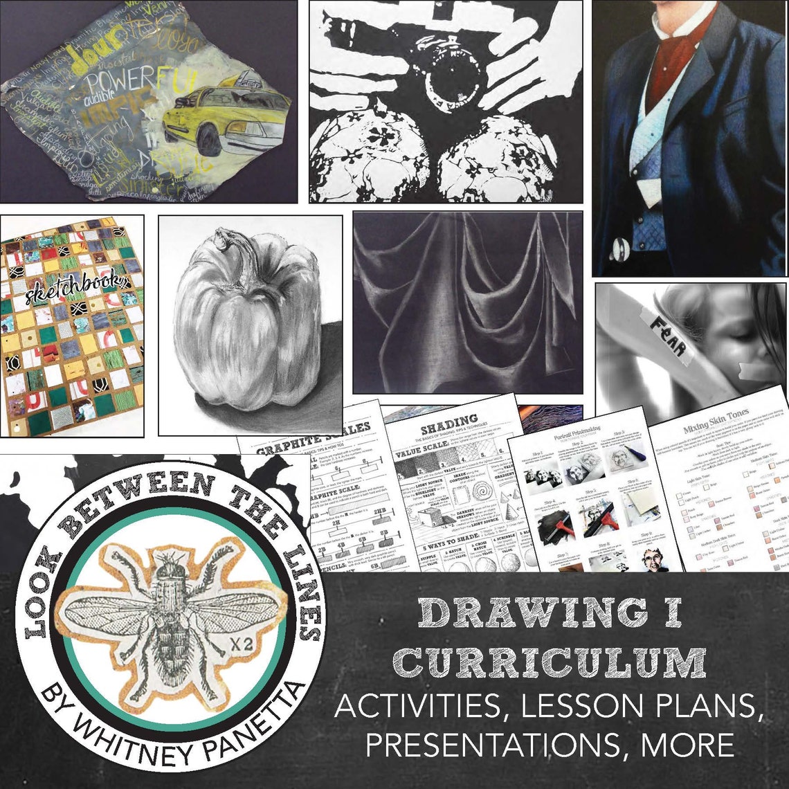 Middle, High School Visual Art: 6 Art Curriculums, 4 Years, Projects ...