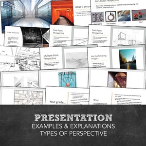 Drawing Basics Perspective Unit: One & Two Point Perspective in Visual ...
