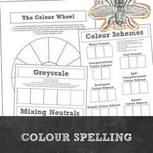 Elementary, Middle, or High School Art: Color Theory & Color Mixing ...