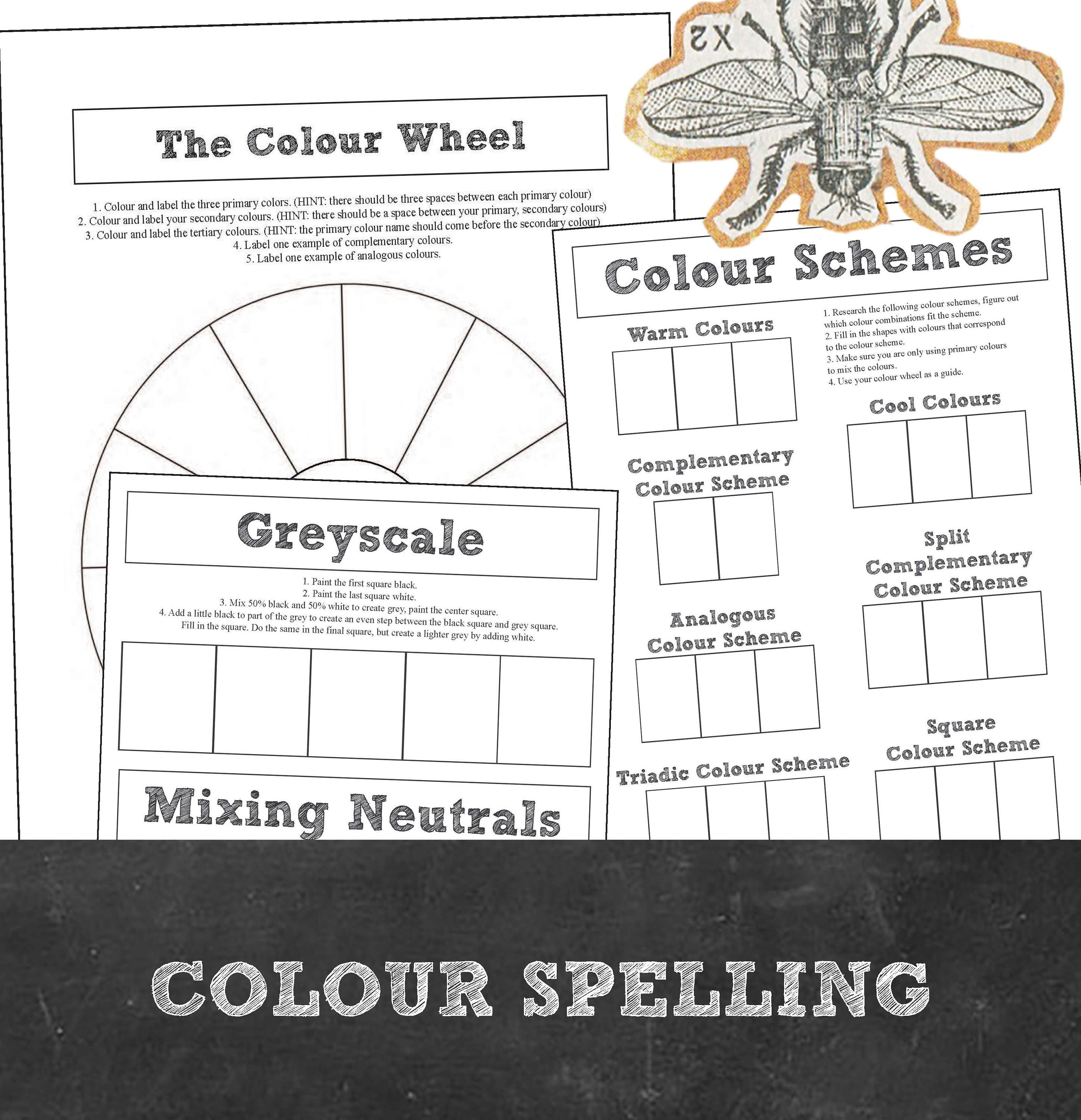 Elementary, Middle, or High School Art: Color Theory & Color Mixing ...