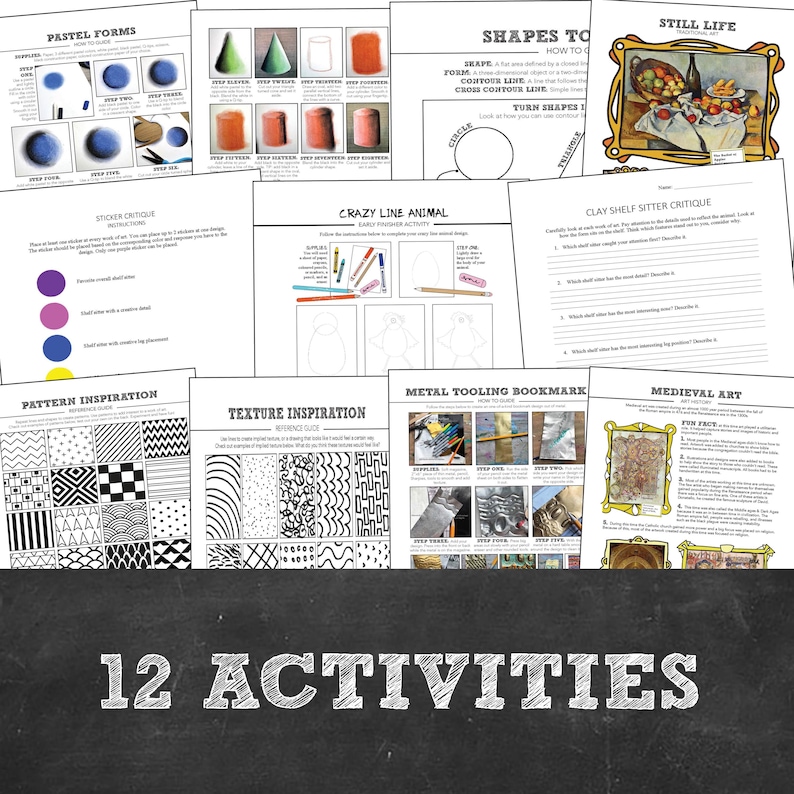 5th Grade Art, Semester Art Curriculum for Fifth Grade, Elementary Art ...
