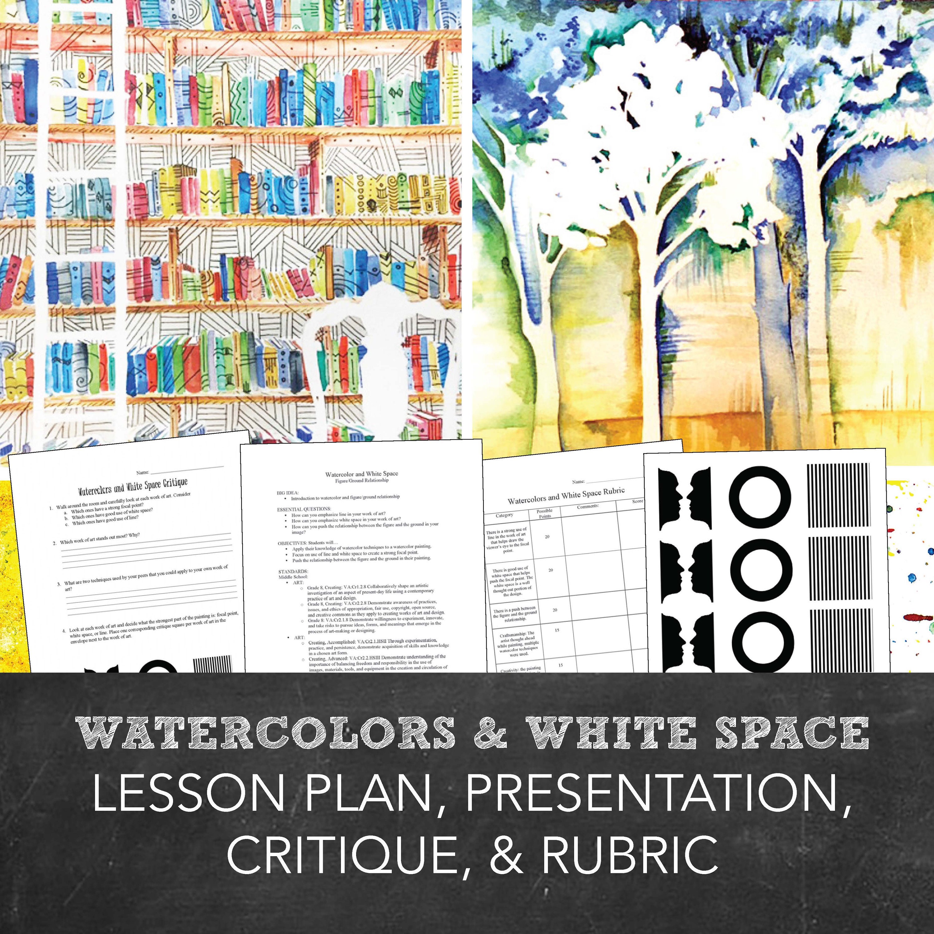 Middle & High School Art: Semester Painting Curriculum - Etsy