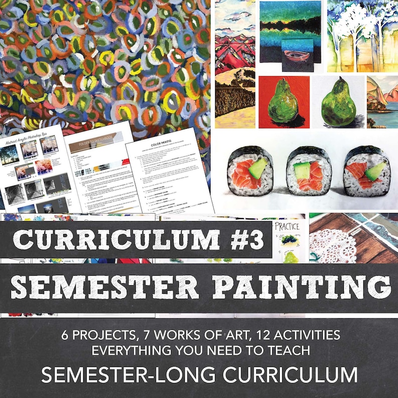 High School Art Projects, Lessons & Curriculum W Painting, Drawing, AP ...