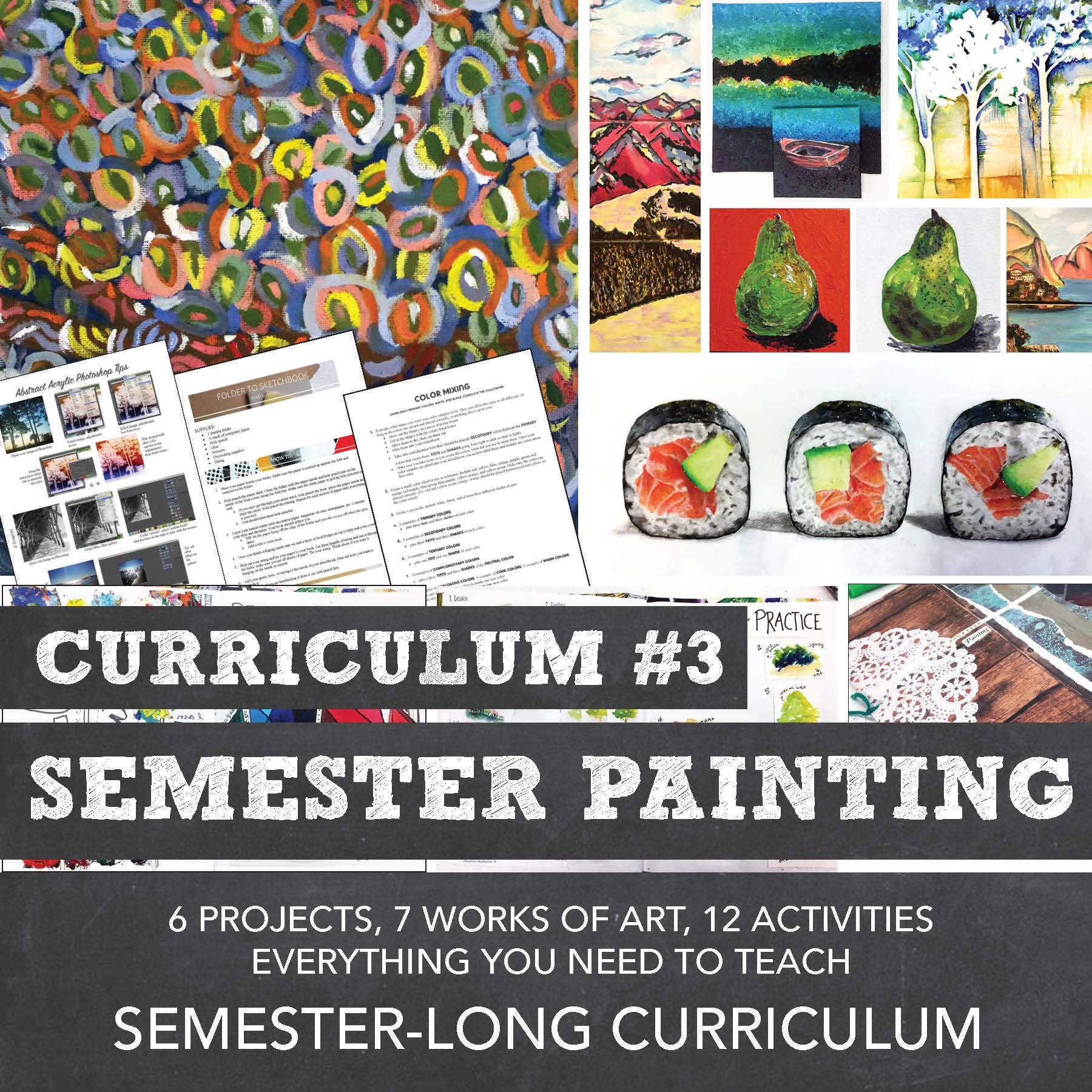 High School Art Projects, Lessons & Curriculum W Painting, Drawing, AP ...