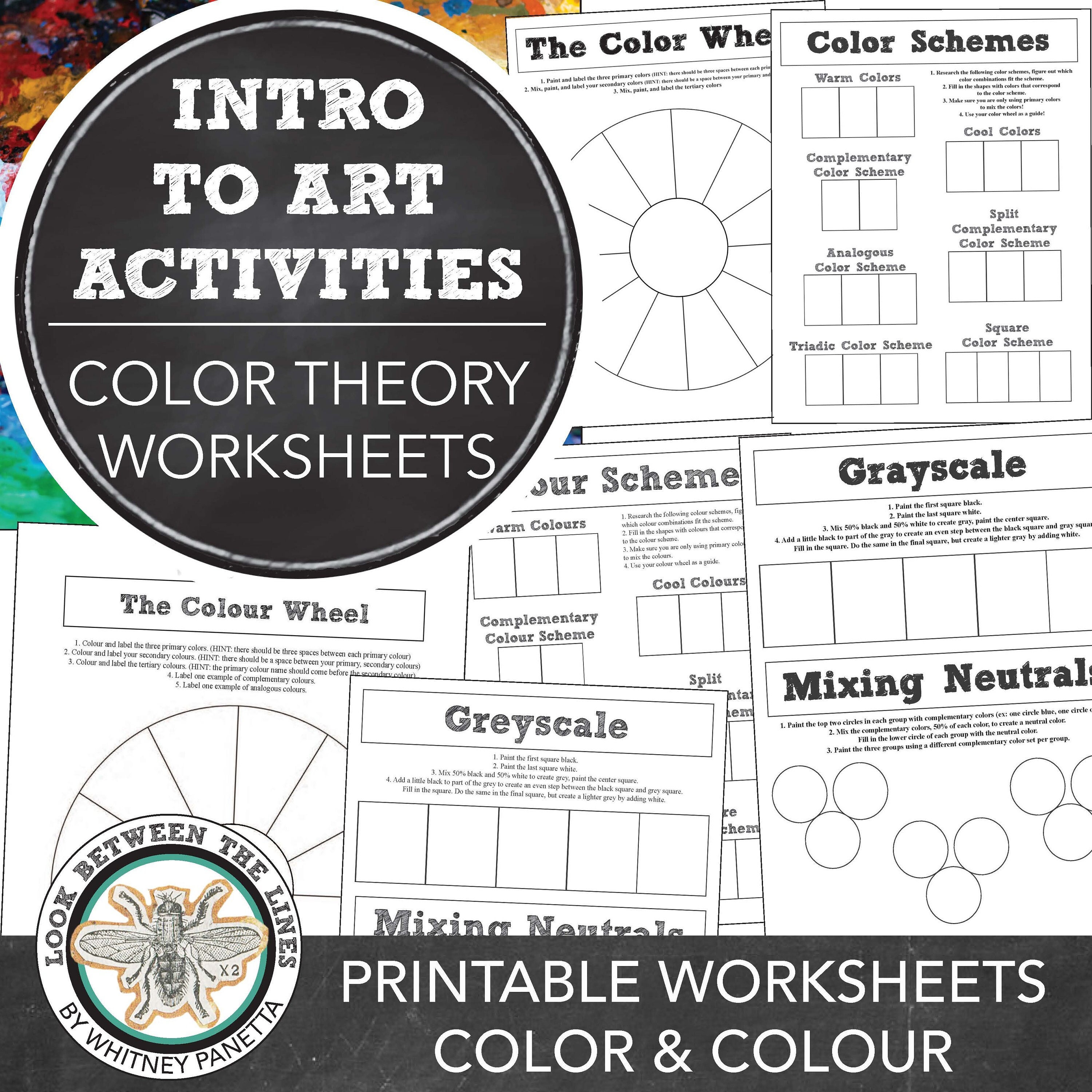 Elementary, Middle, or High School Art: Color Theory & Color Mixing ...