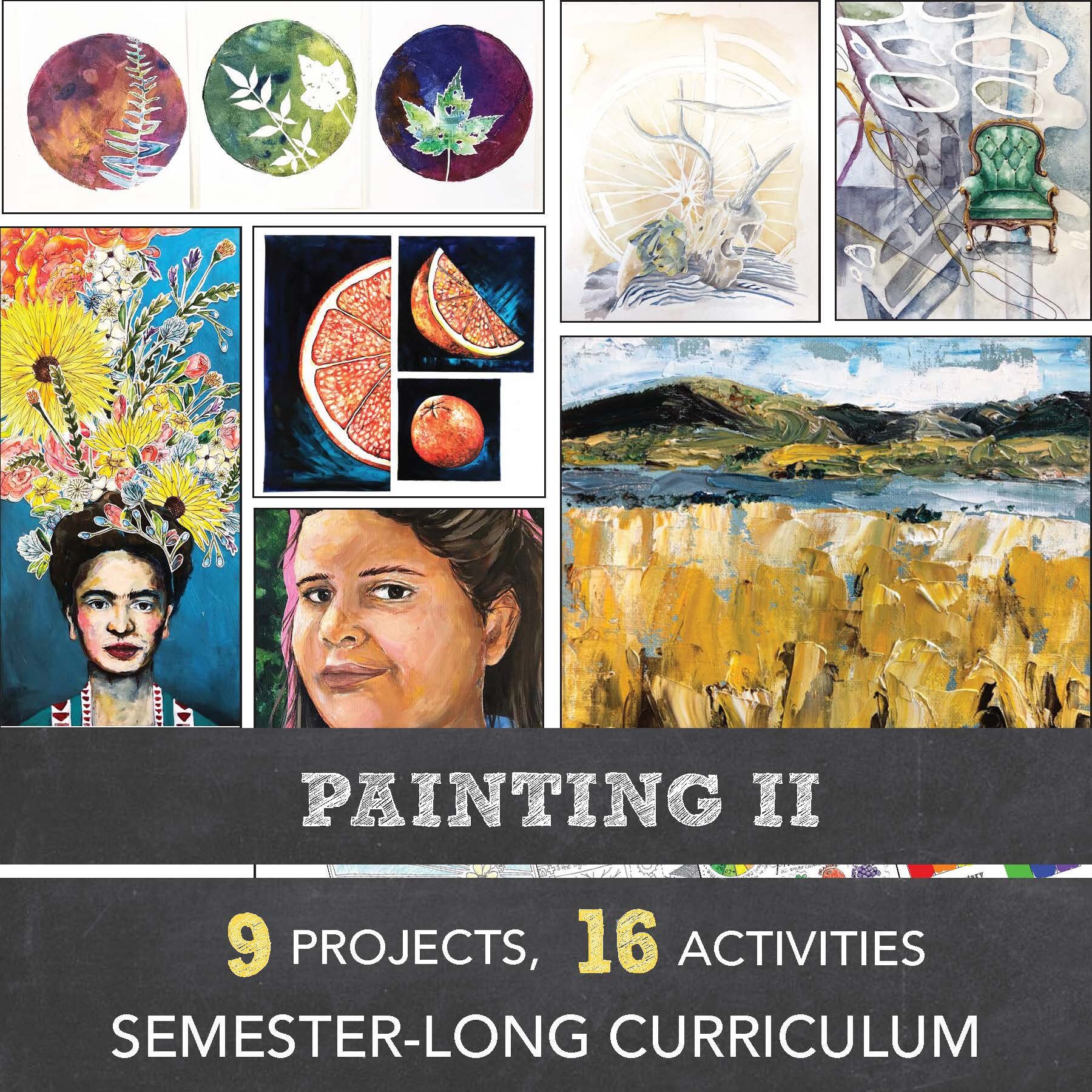 Middle, High School Visual Art: 6 Art Curriculums, 4 Years, Projects ...