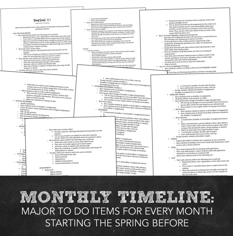 Yearbook, Journalism Curriculum Overview: Syllabus, Lessons, Theme ...