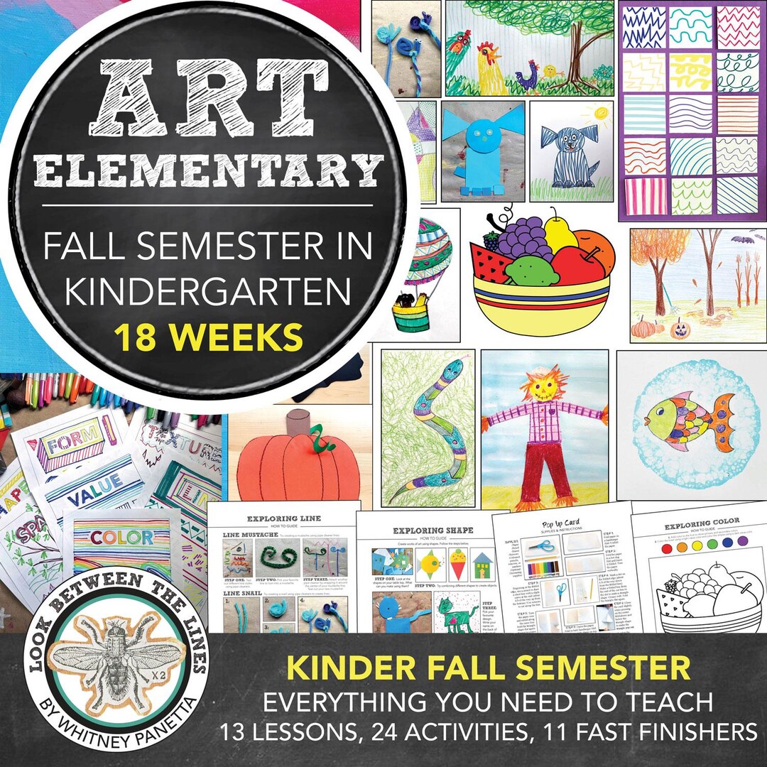 Kindergarten Art Curriculum, Fall Semester Elementary Art Curriculum ...