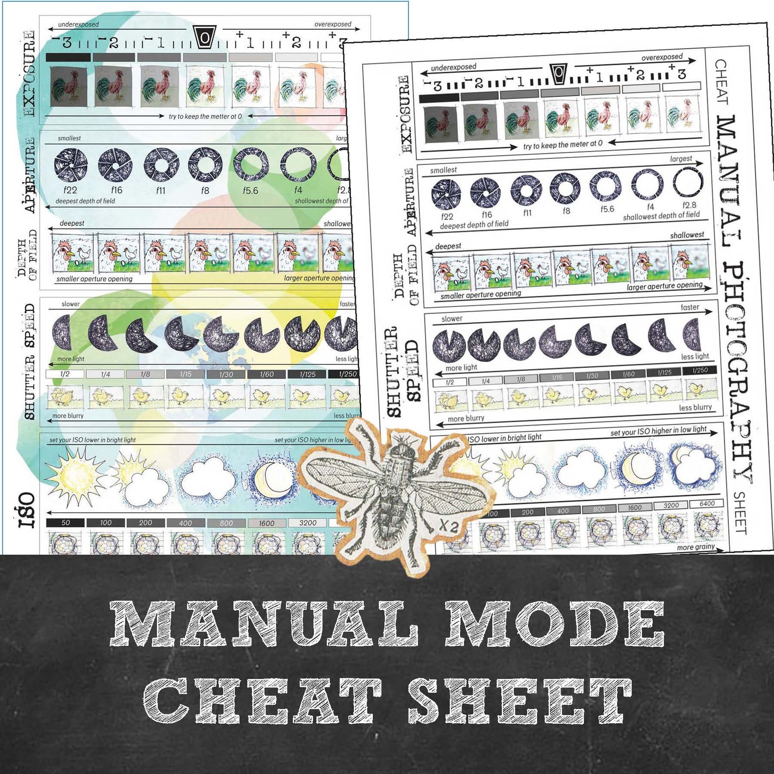 Introduction to Digital Photography, DSLR: 7 Printable Posters or ...