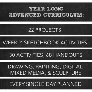 Art Lessons and Curriculum for Elementary or Middle School Art Course W ...