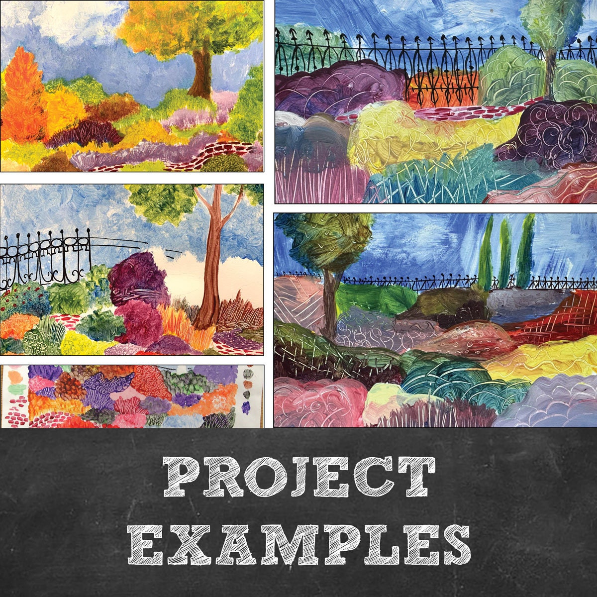 Elementary Art, Middle School Art Impressionist Painting Project, Art ...