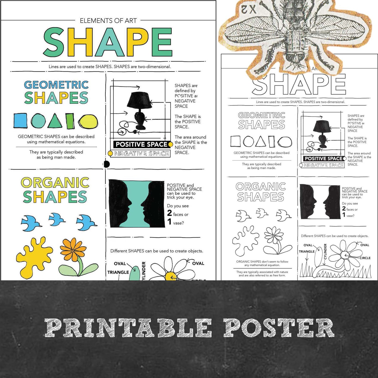 Elements of Art Worksheets, Activities, Lesson, Posters Elementary ...