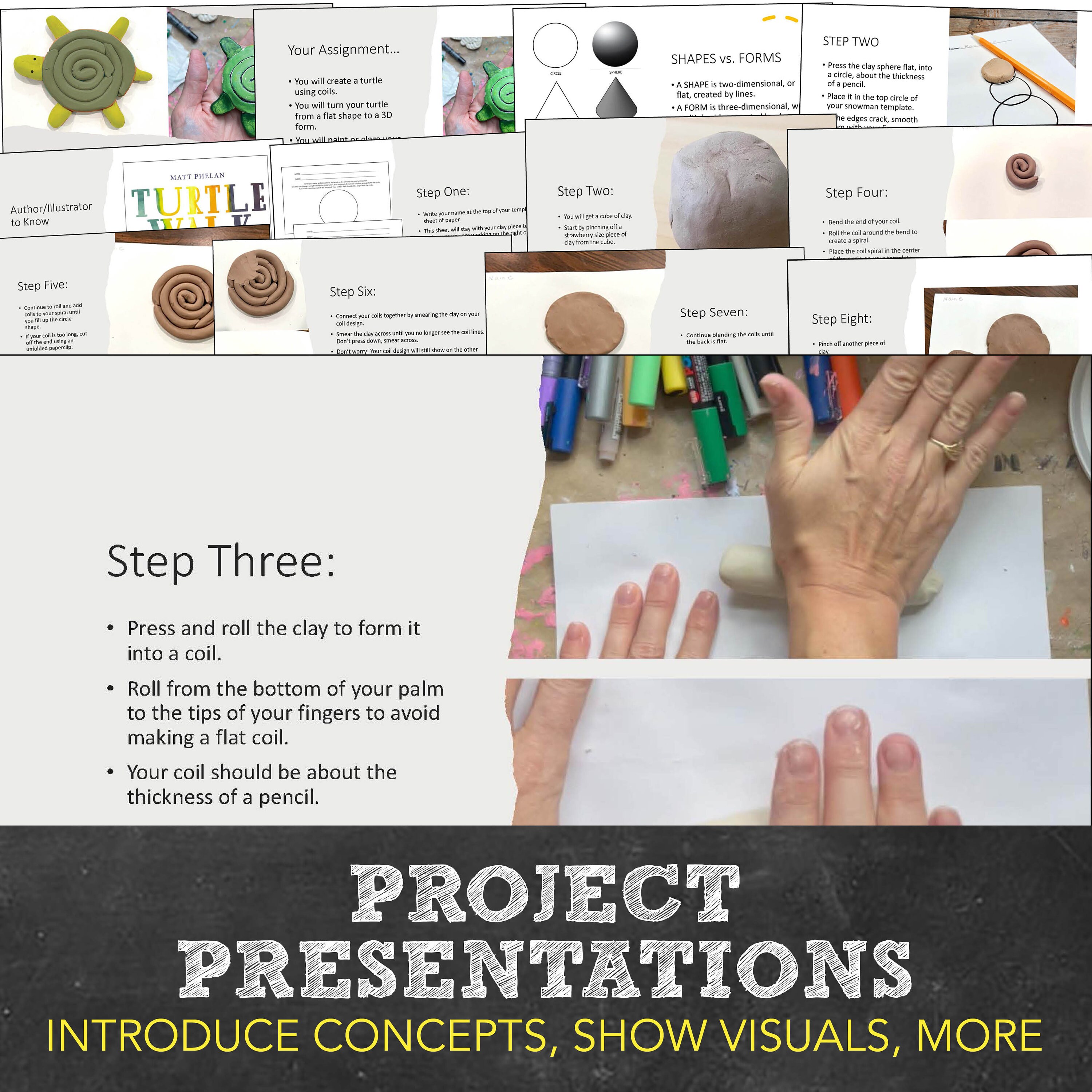 Elementary Clay Lesson: Animal Clay Unit, 7 Projects, Art Lessons ...