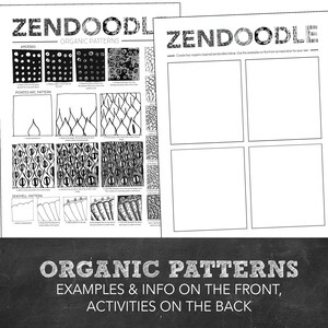 Zentangles Worksheet Bundle Elementary Middle High School Visual Art ...