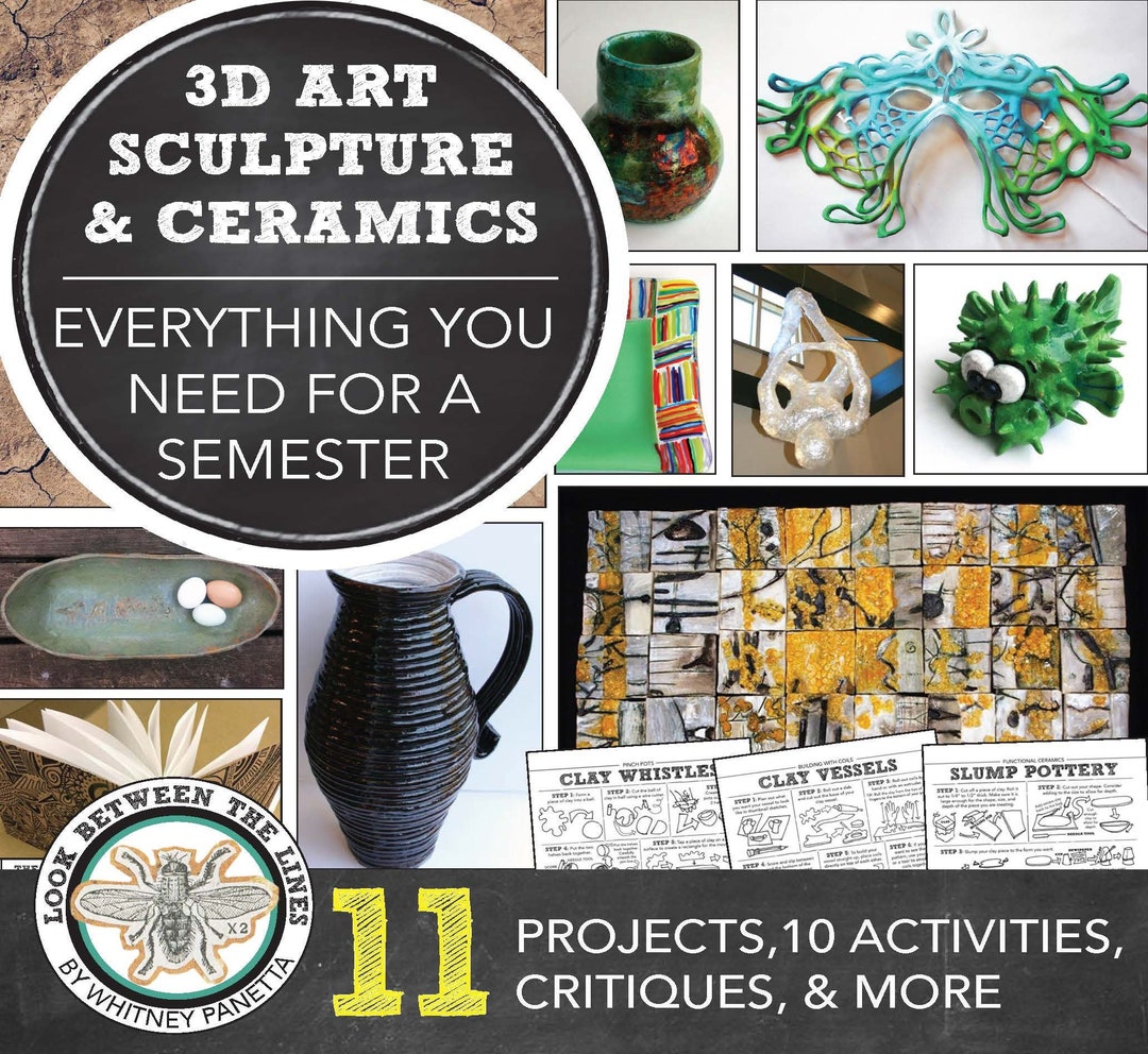 Middle, High School Art Intro to Sculpture & Ceramics: Semester Long ...