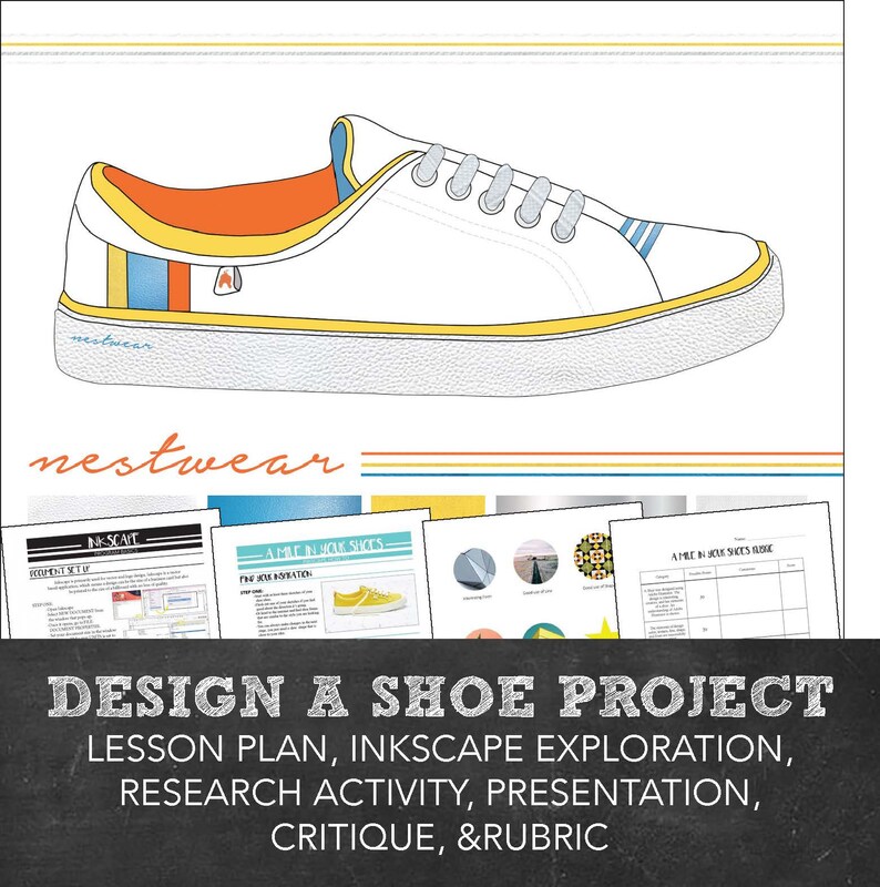 Middle High School Art Intro to Graphic Design Semester Curriculum Free ...