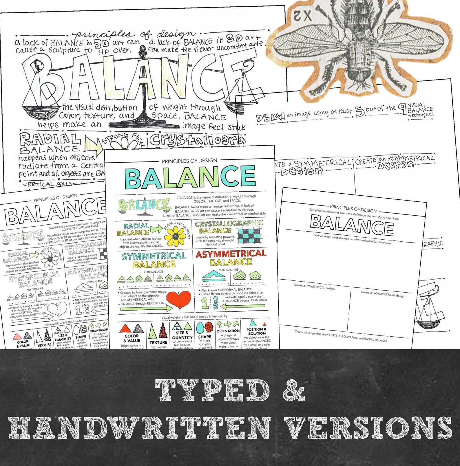 Principles of Design Worksheets, Activities, Posters, Using the ...