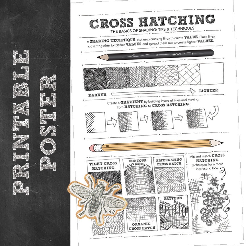 Shading Worksheets: Middle & High School Art (printable) - Etsy