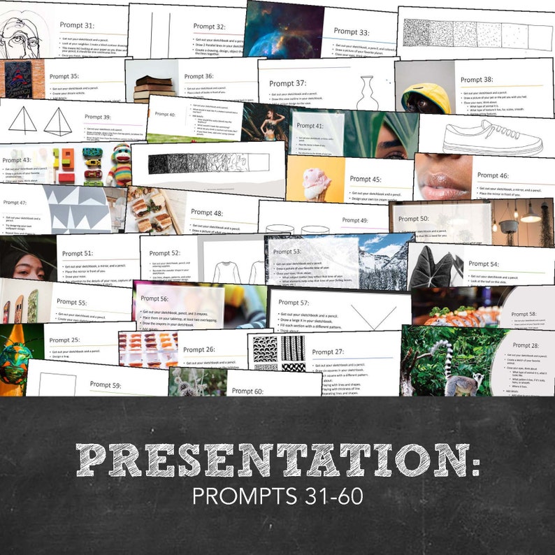 Middle, High School Art: Sketchbook Prompt, Class Opener or Bell Ringer ...