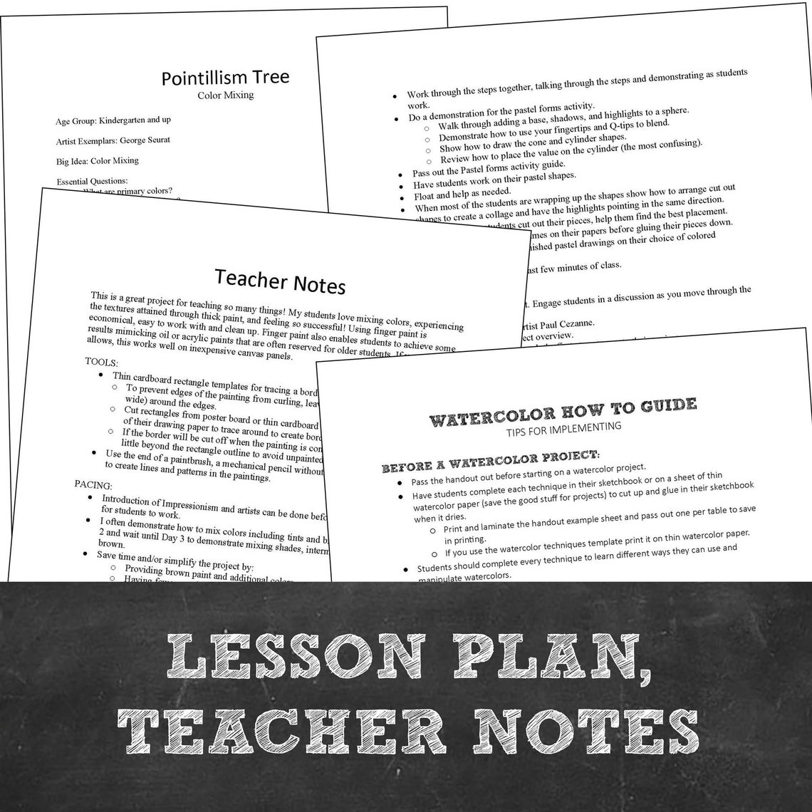 Elementary Art Painting Unit: 7 Projects for K to 5th Grade Art ...