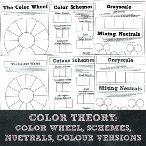 Middle, High School Introduction to Art Notebook: 30 Handouts ...