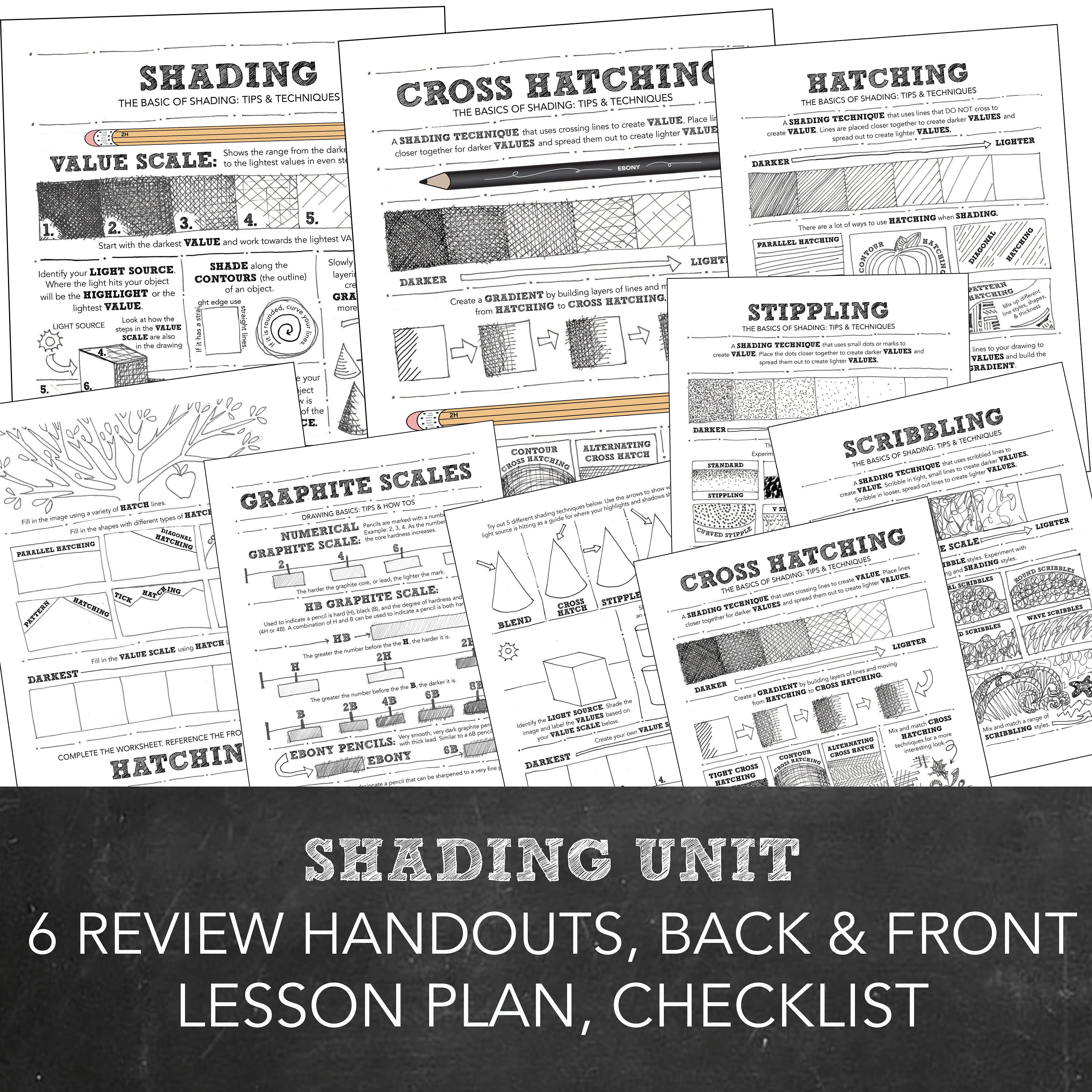 High School Art Lessons for Drawing Curriculum W Projects, Plans ...