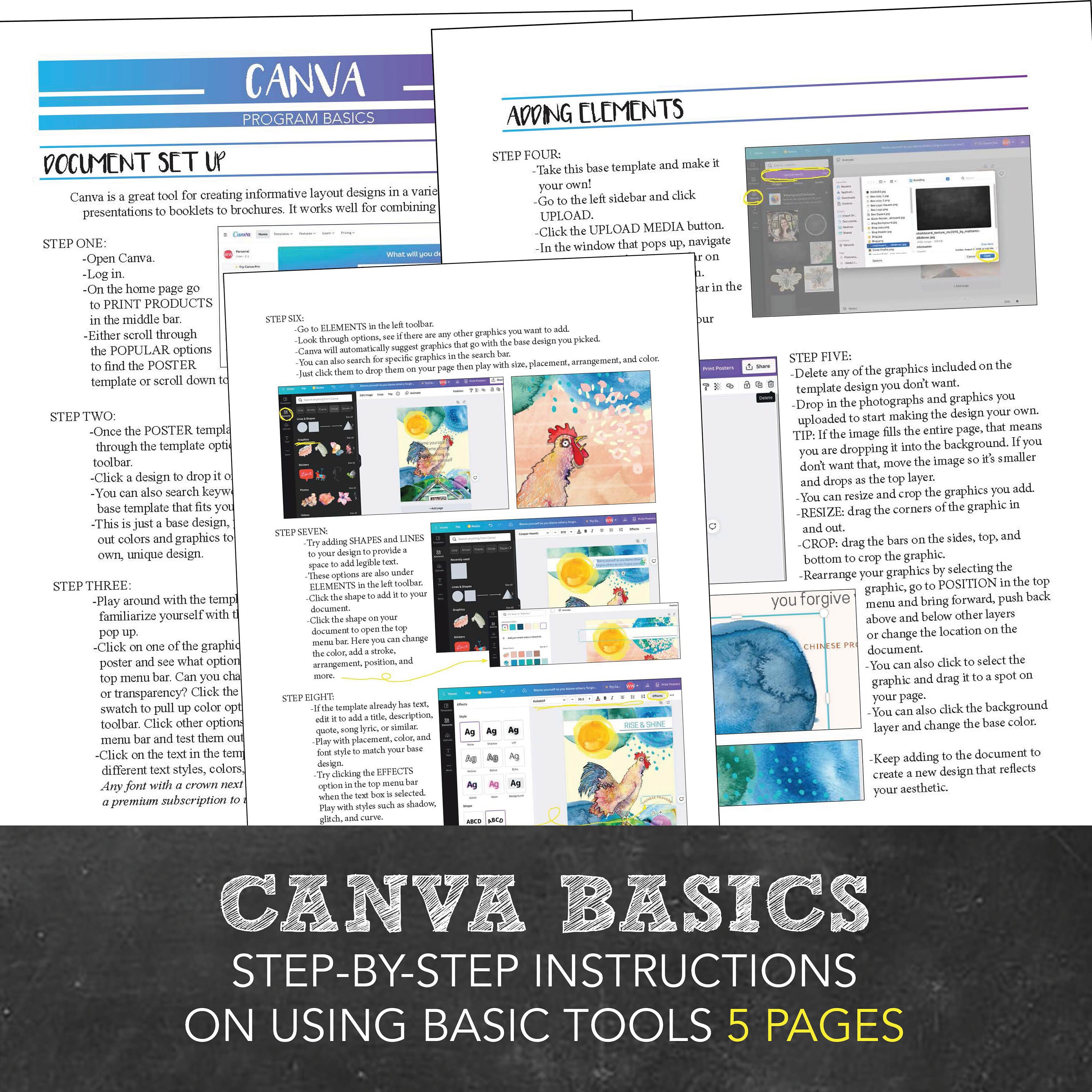 Digital Design, Graphic Design Canva Projects: Middle, High School Art ...