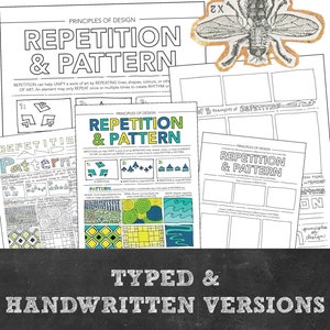 Elementary, Middle, High School Elements of Art, Principles of Design ...