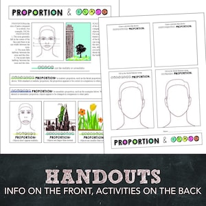 Principles of Design Worksheet, Activity, Sub Plan, Use the Elements of ...