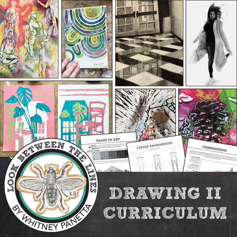 Middle, High School Visual Art: 6 Art Curriculums, 4 Years, Projects ...