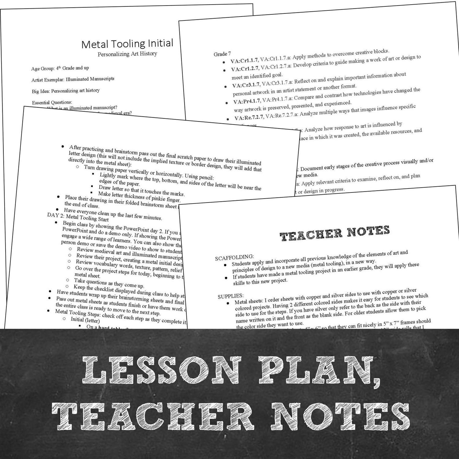 Illuminated Manuscript Art History, Relief Initials Art Project, Metal ...