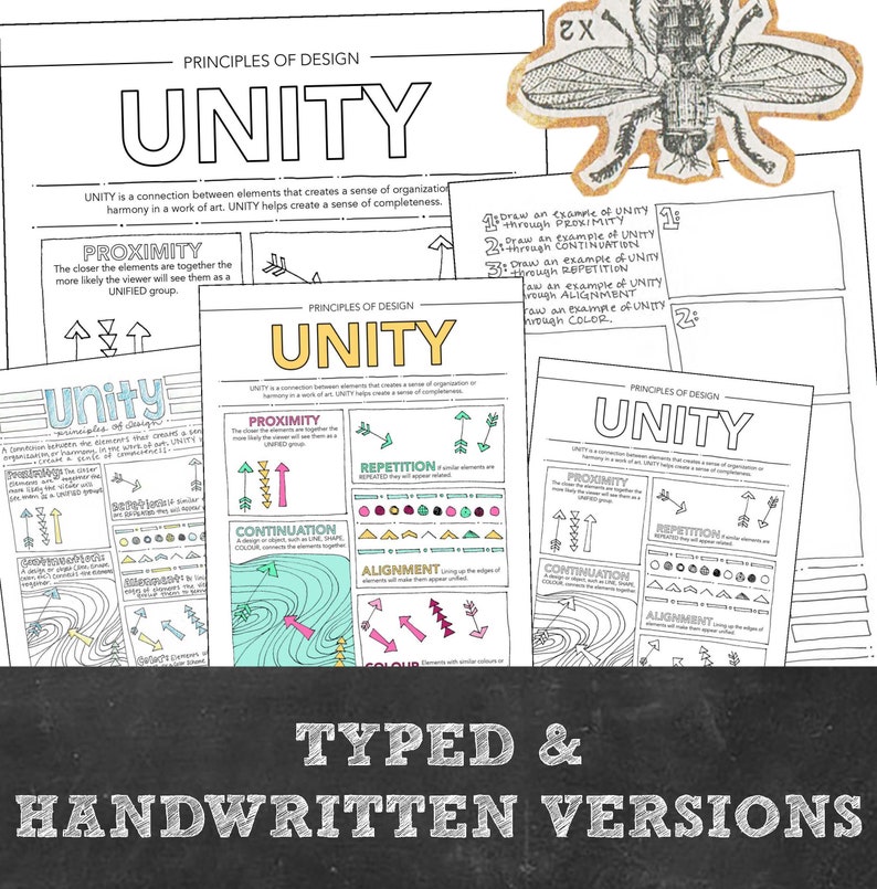Principles of Design Worksheets, Activities, Posters, Using the ...