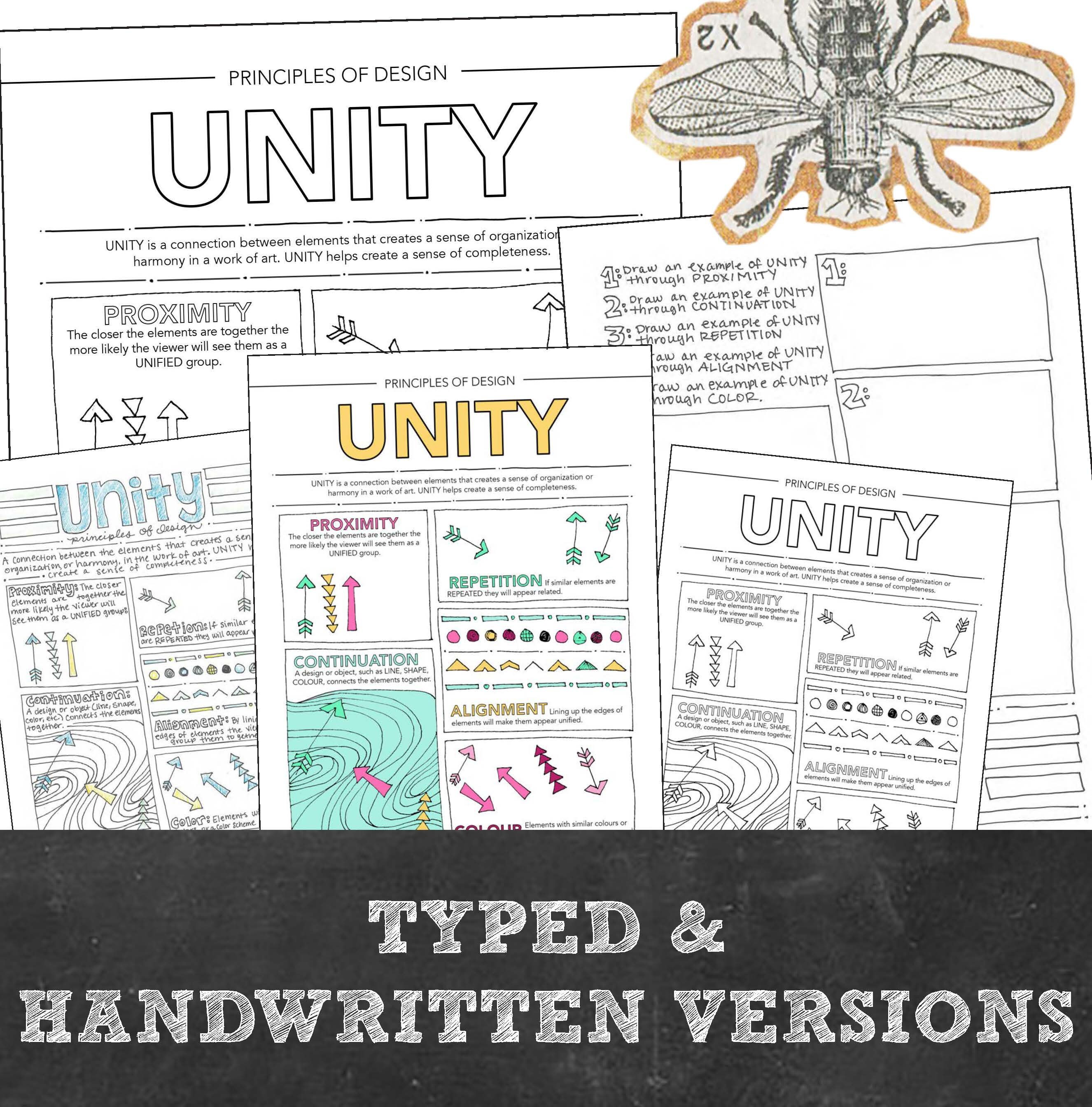 Principles of Design Worksheets, Activities, Posters, Using the ...