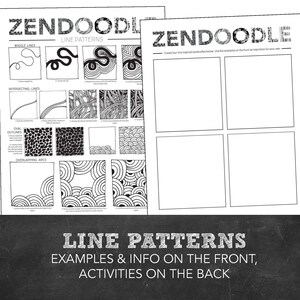 Zentangles Worksheet Bundle Elementary Middle High School Visual Art ...